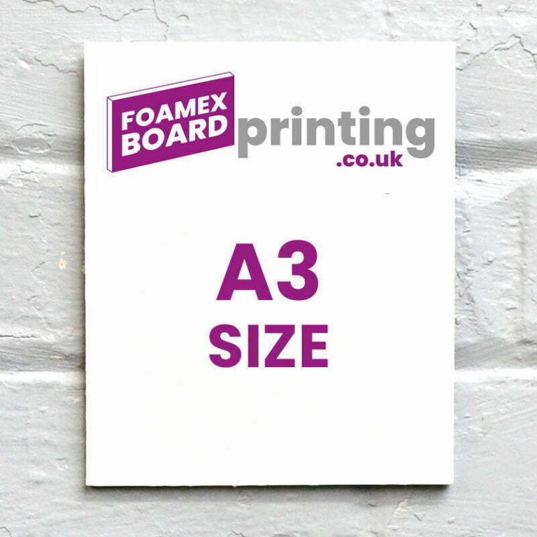 A3 Correx Signs | Foamex Board Printing UK